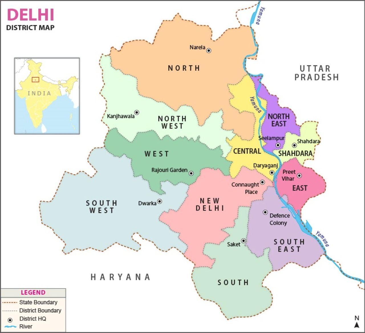 DELHI MAP | Government of National Capital Territory of Delhi
